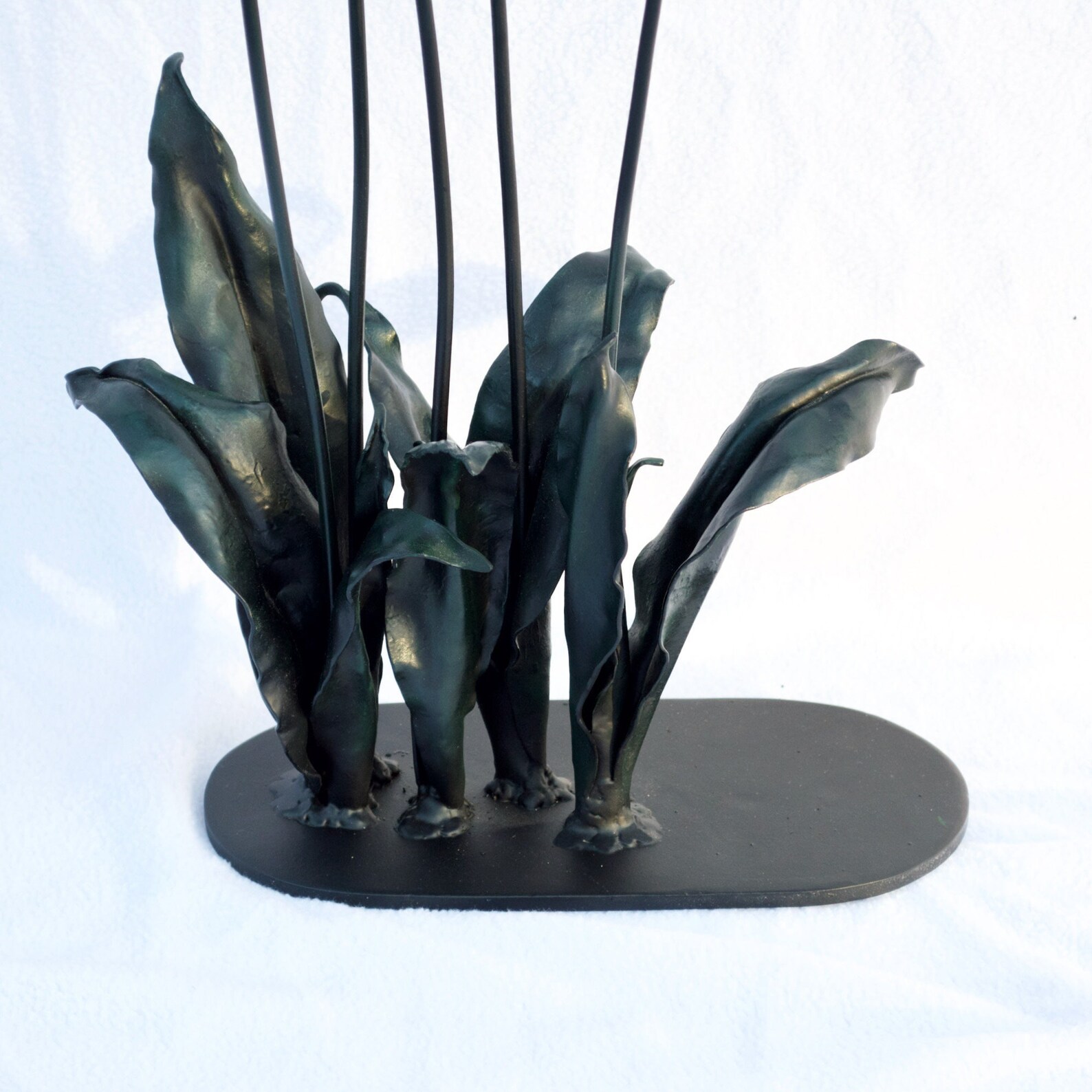 Metal Poppy Sculpture - Etsy