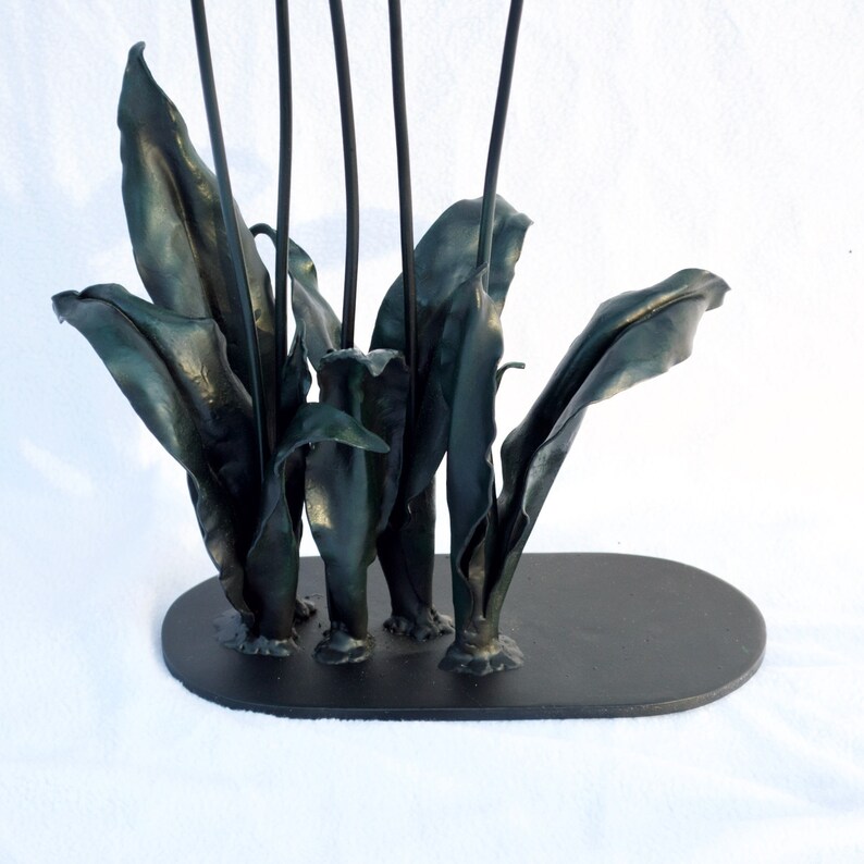 Metal Poppy Sculpture - Etsy