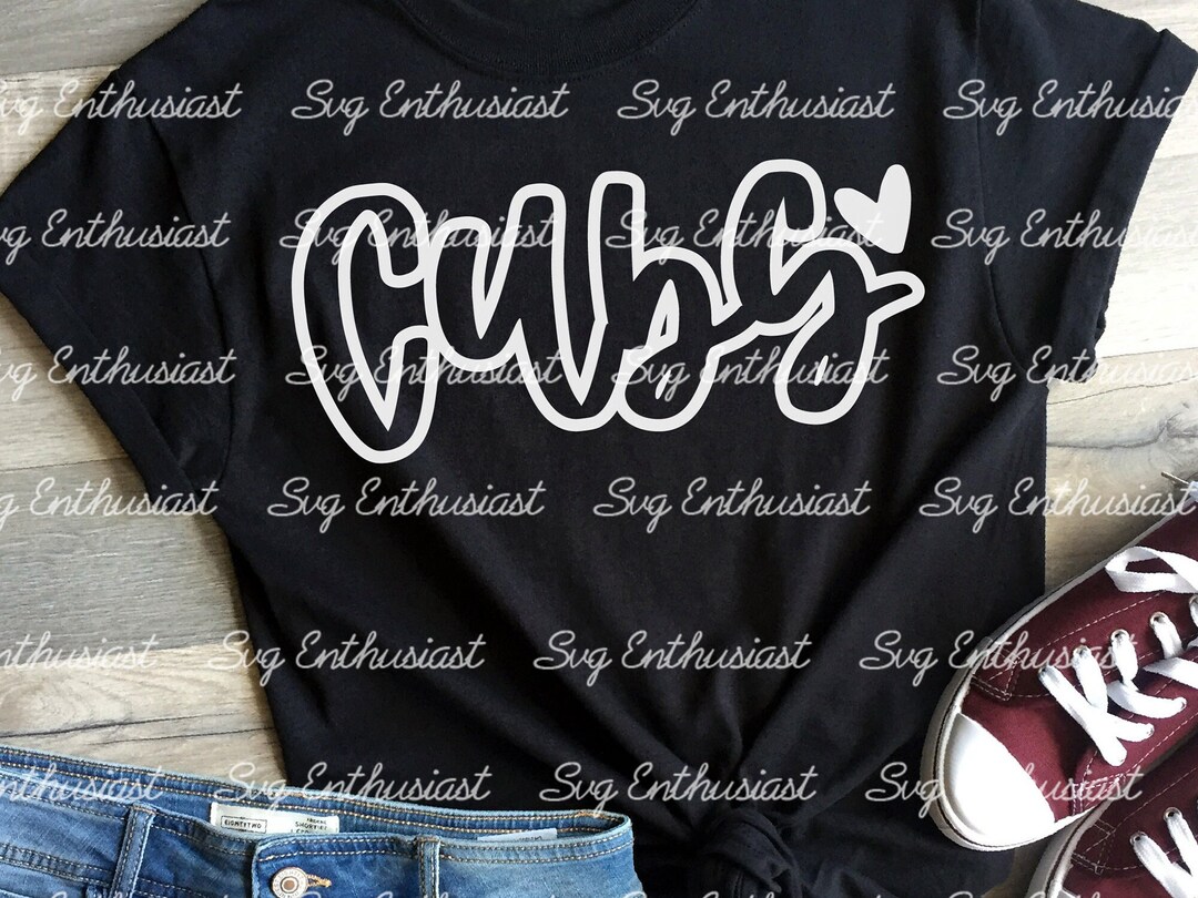 Cubs SVG Football SVG Cubs Mascot Svg Cubs Cheer Svg - Etsy