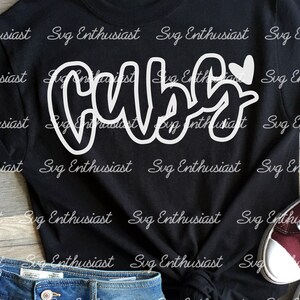 Cubs SVG Football SVG Cubs Mascot Svg Cubs Cheer Svg - Etsy