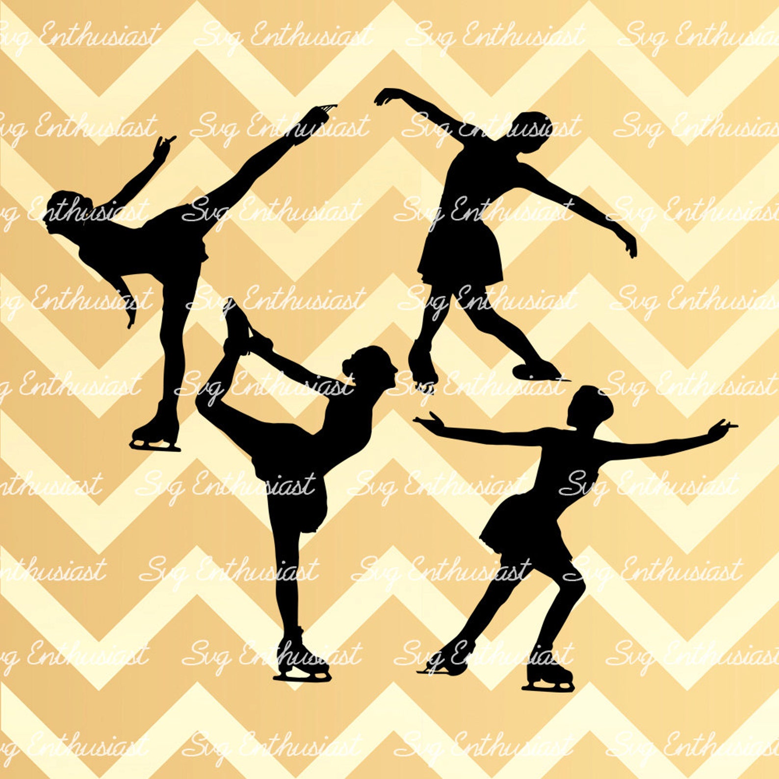 Figure Skating SVG Ice Skating Svg Women Skater SVG Woman - Etsy