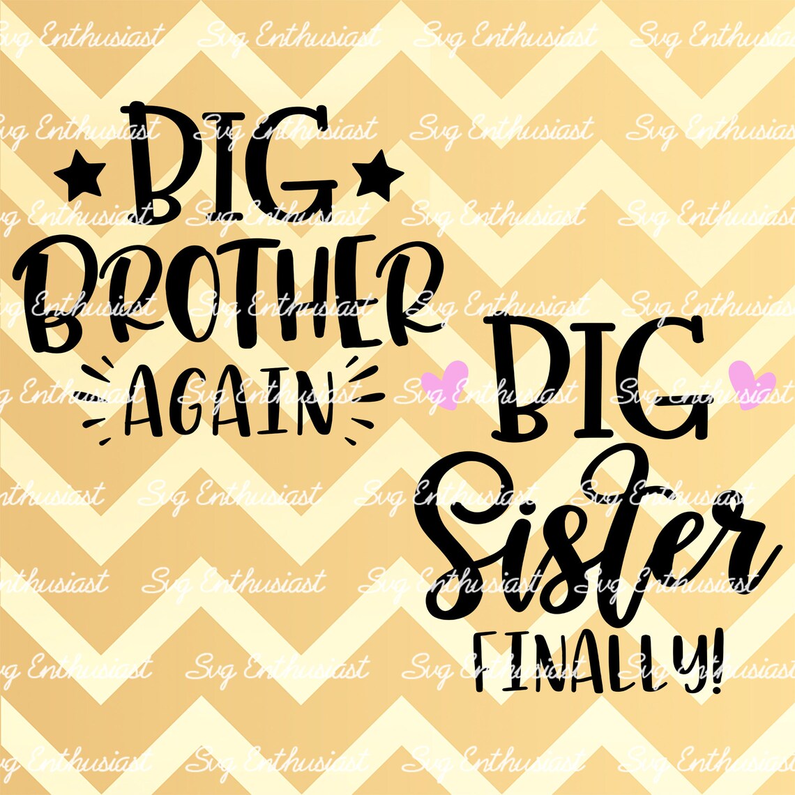 Big Brother Again Svg Big Sister Finally Svg Brother Sister Etsy
