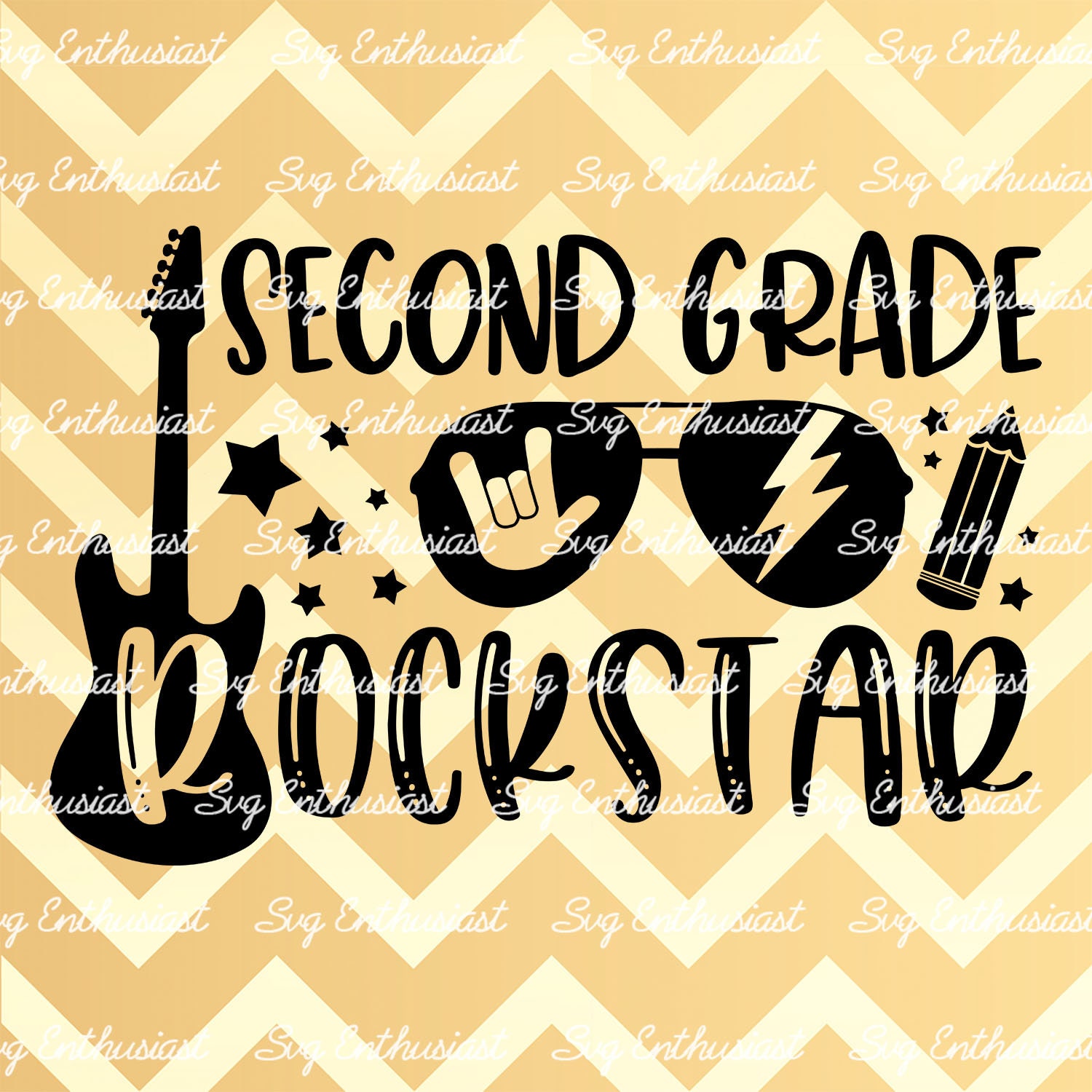 Second Grade Rockstar SVG, School SVG, Graduation SVG, 2nd Grade Svg ...