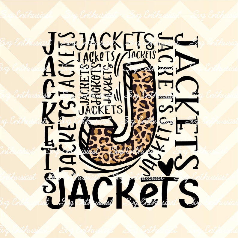 Jackets Typography PNG Jackets Football Sublimation - Etsy