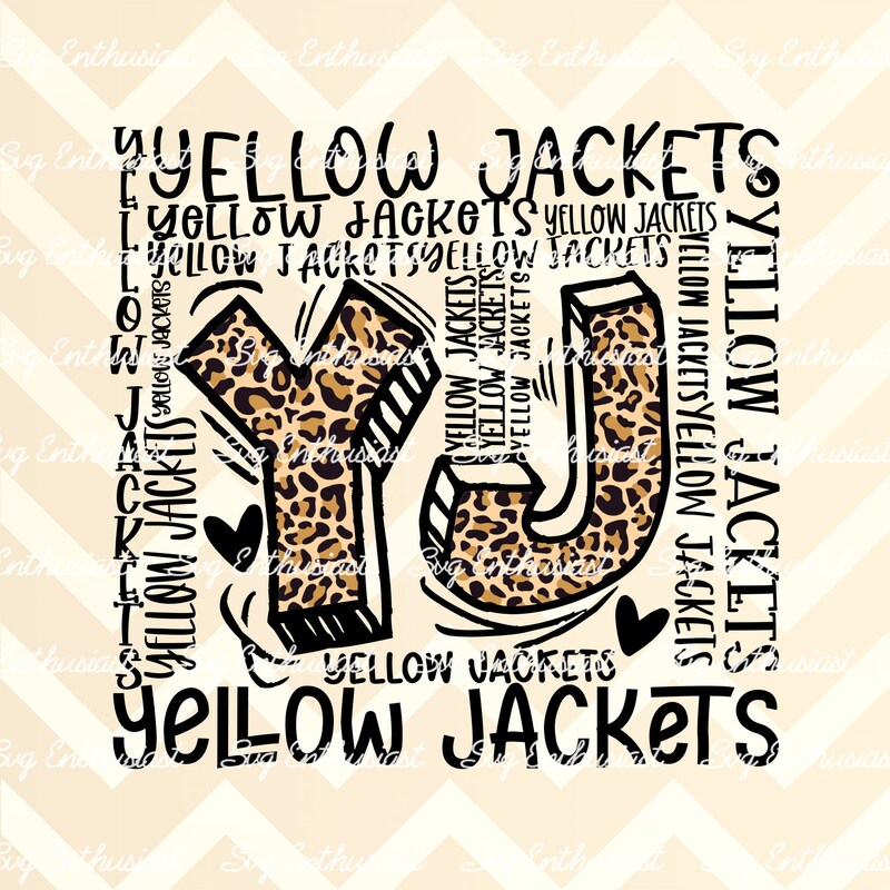 Yellow Jacket Cheer Svg - Etsy