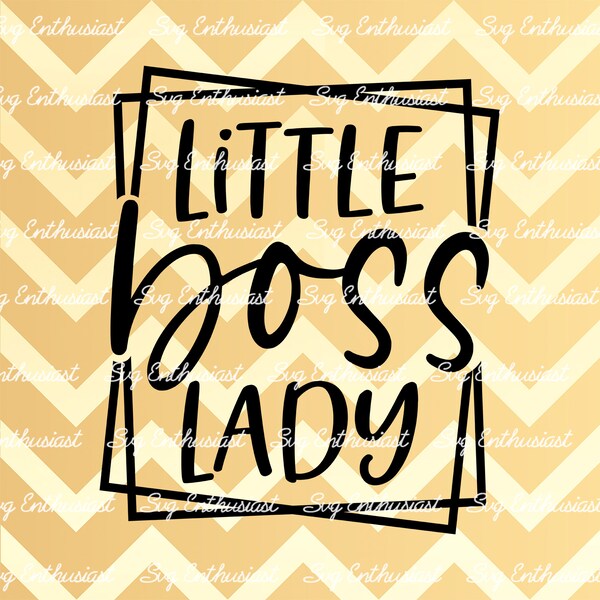 Little Boss Lady Svg - Etsy