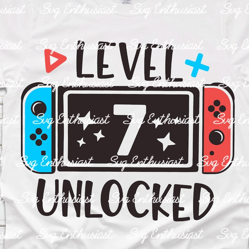 Level 7 Unlocked Svg - Etsy