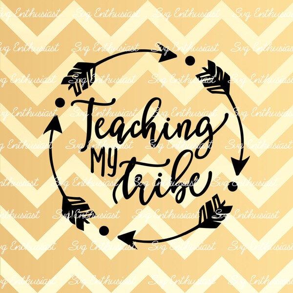 Teacher Tribe Svg - Etsy
