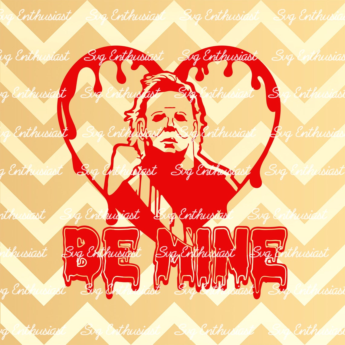 Be Mine Horror Valentine's Day SVG Michael Myers Be Mine - Etsy