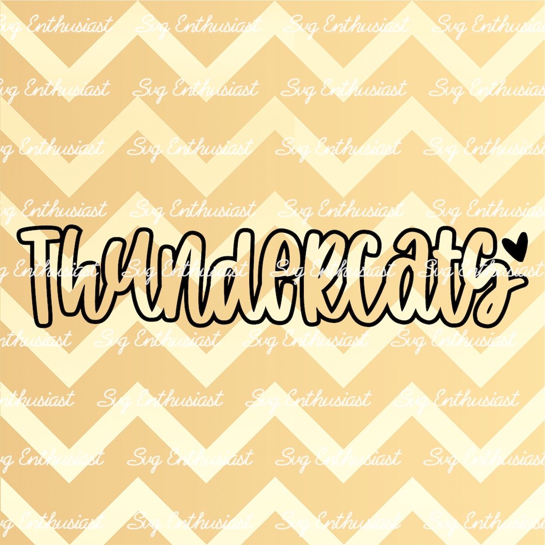 Thundercats SVG, Thundercats Mascot Svg, Thundercats Cheer Svg, School ...