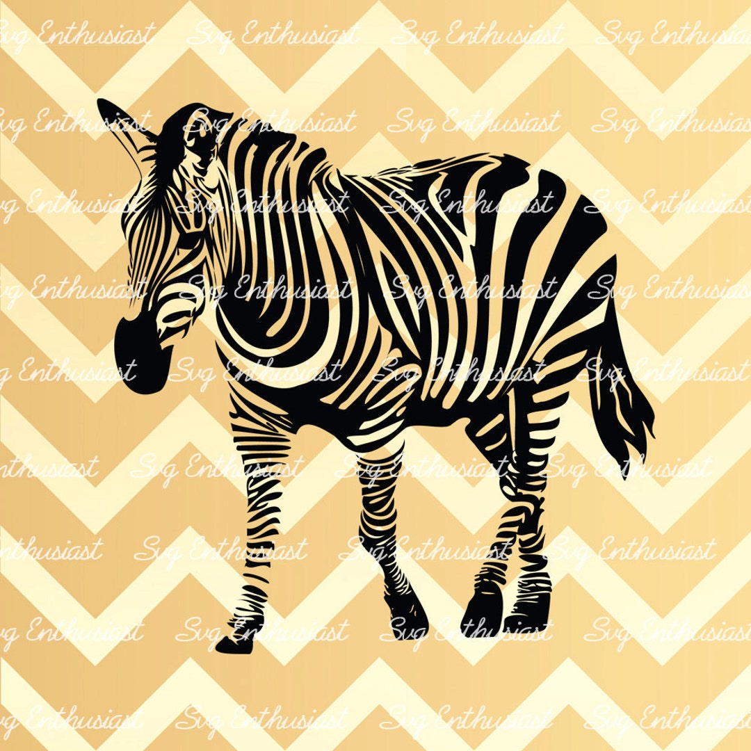 Zebra Silhouette SVG, Zebra SVG, Zebra Pattern Svg, Zebra Cricut ...