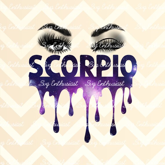 Scorpio Drip PNG Galaxy Zodiac Digital Download Galaxy Drip - Etsy