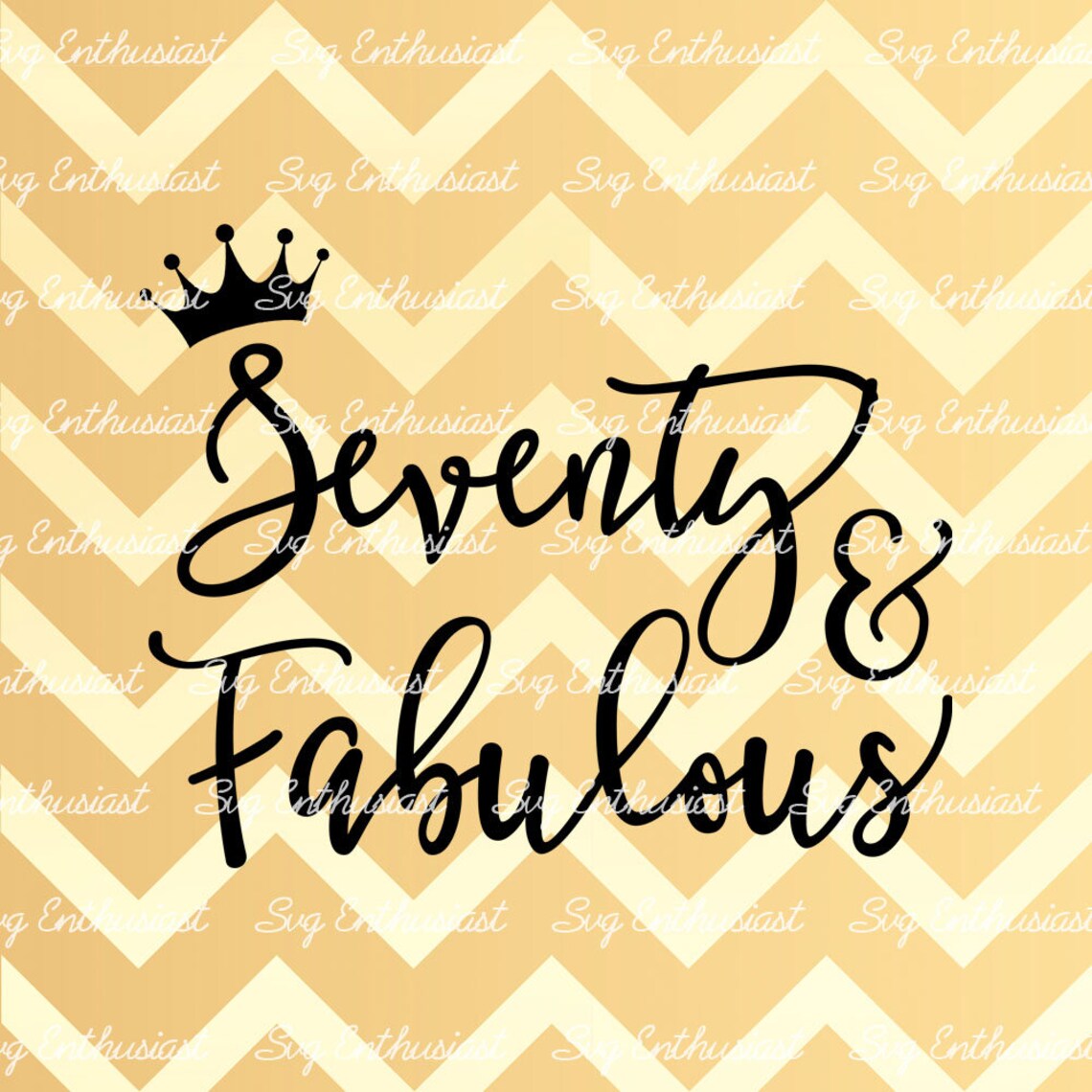 Seventy and Fabulous SVG 70th SVG Seventieth SVG 70th - Etsy
