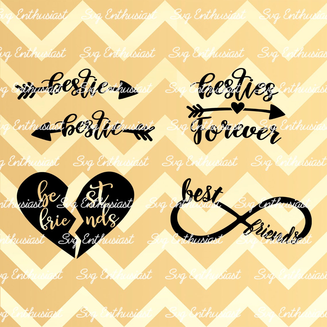 Besties Bundles SVG Best Friends Infinity SVG Infinity SVG - Etsy