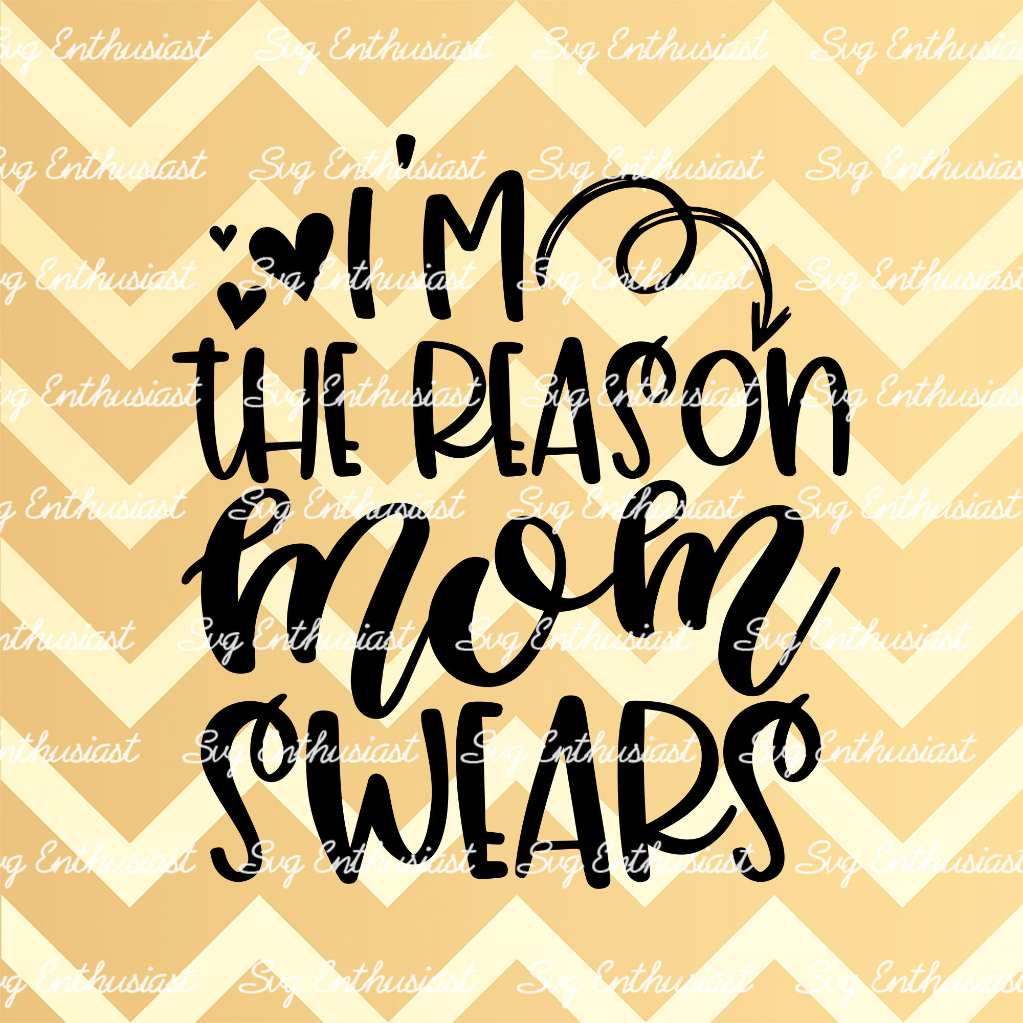 I'm the Reason My Mom Swears SVG Baby SVG Funny SVG Mom | Etsy