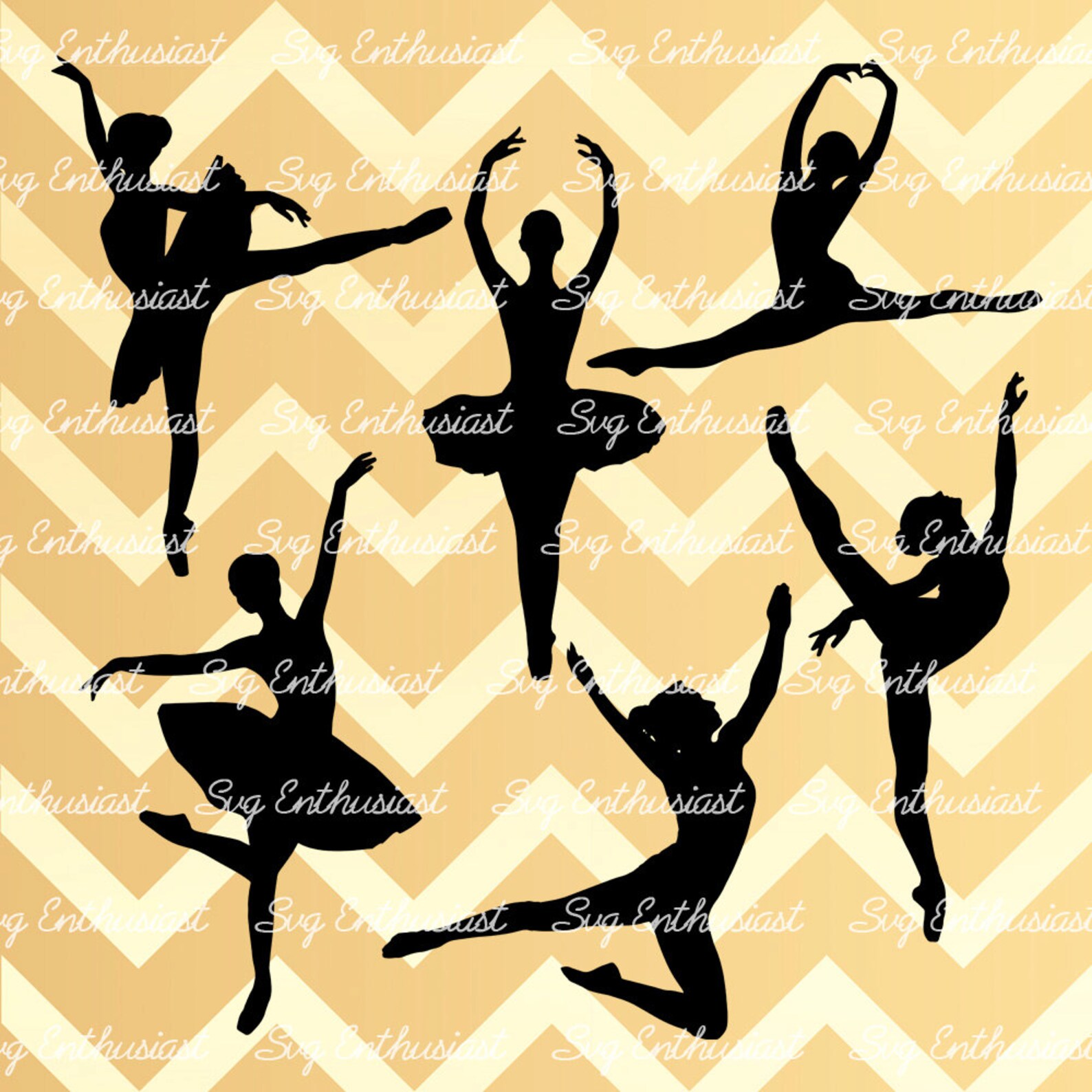 10 Dancers SVG Cut Files Ballerina SVG Files Hip Hop Dancers - Etsy