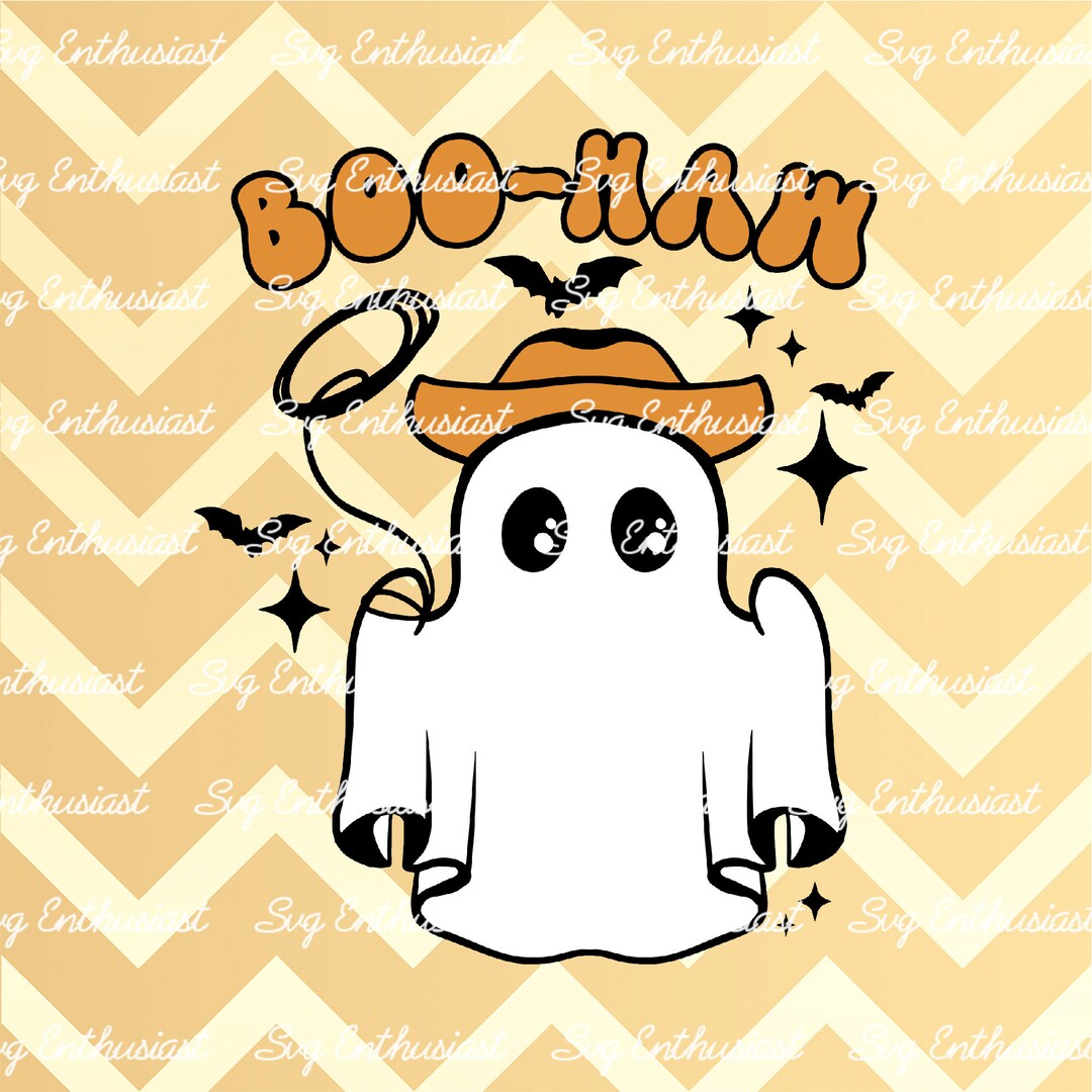 Boo Haw Svg, Halloween SVG, Cowboy Ghost SVG, Boohaw SVG, Clip Art ...