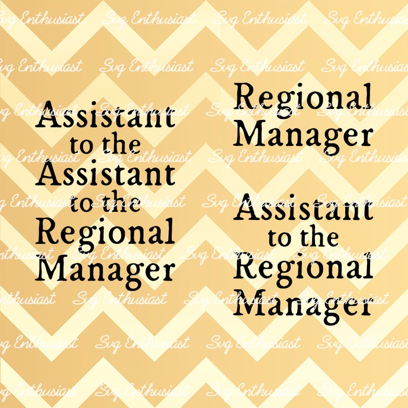 Regional Manager SVG Assistant to the Regional Manager SVG - Etsy