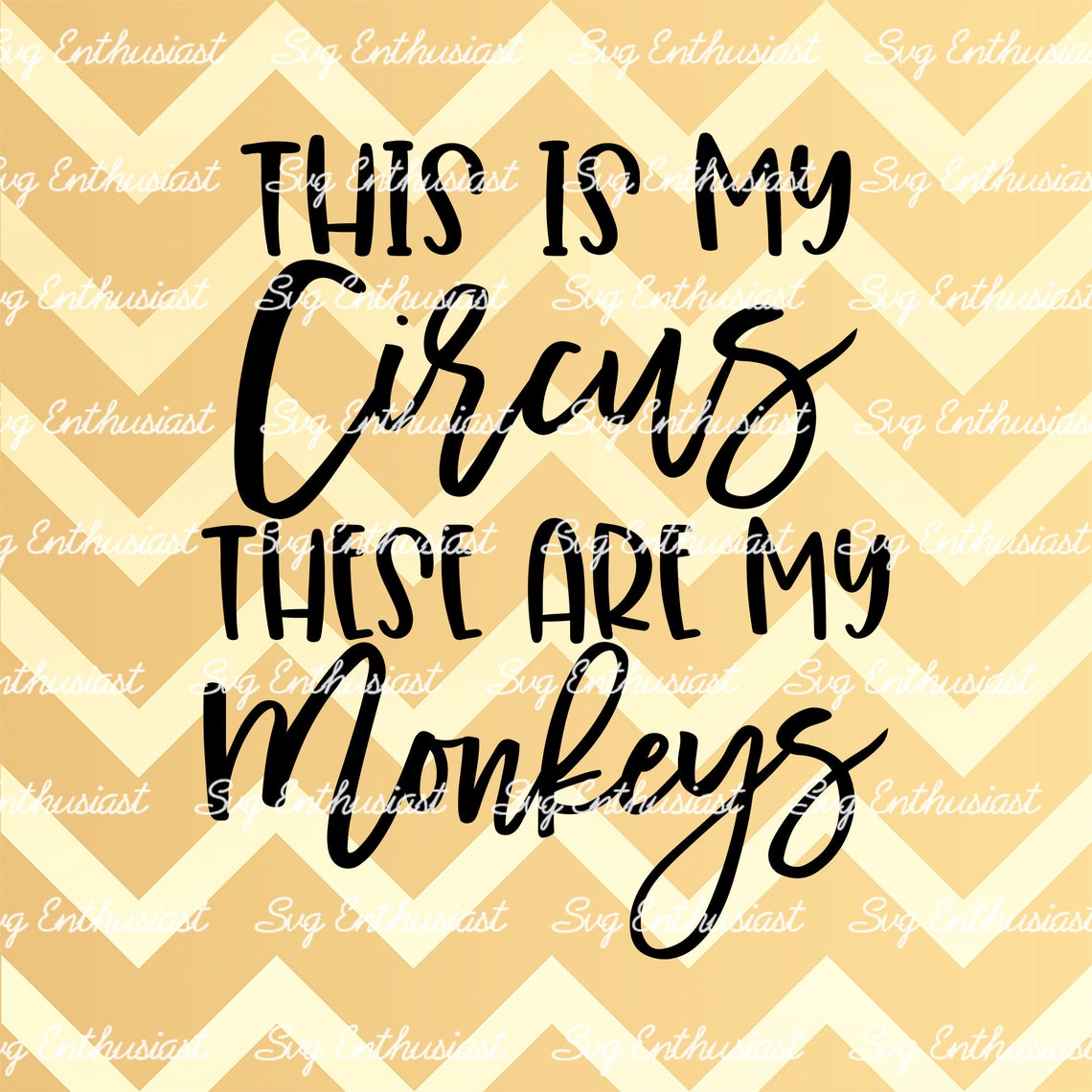 This is my circus these are my monkeys SVG Family SVG Funny | Etsy