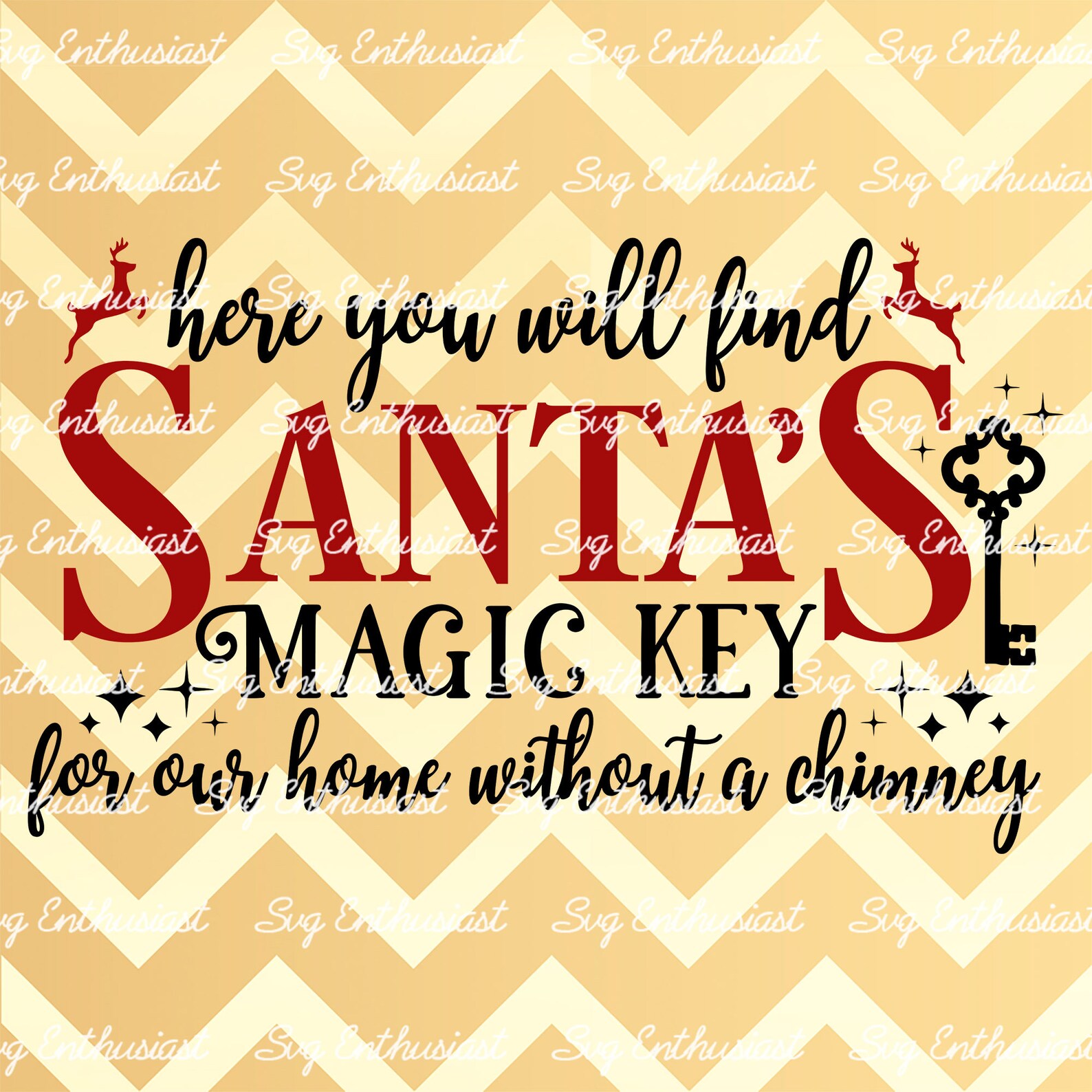 Santa's Magic Key SVG Christmas SVG Winter Holiday Svg | Etsy