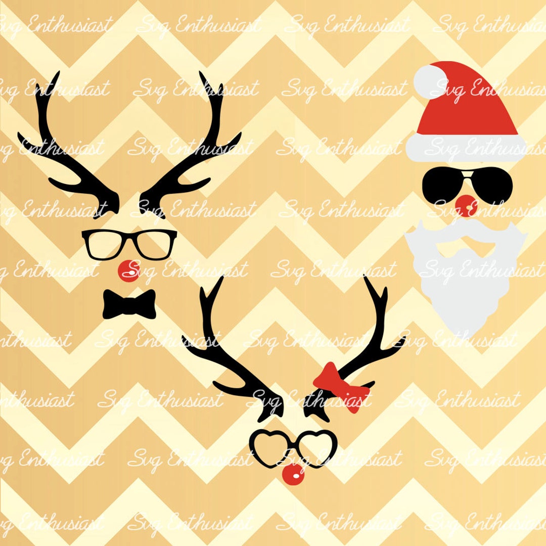 Fun Christmas SVG, Christmas Party Props Svg, Christmas Photo Booth ...