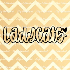 Ladycats SVG, Basketball SVG, Ladycats Mascot Svg, Ladycats Cheer Svg ...
