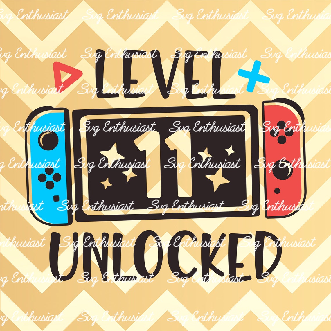 Level 11 Unlocked Birthday SVG 11th Birthday Gamer Svg 11 | Etsy