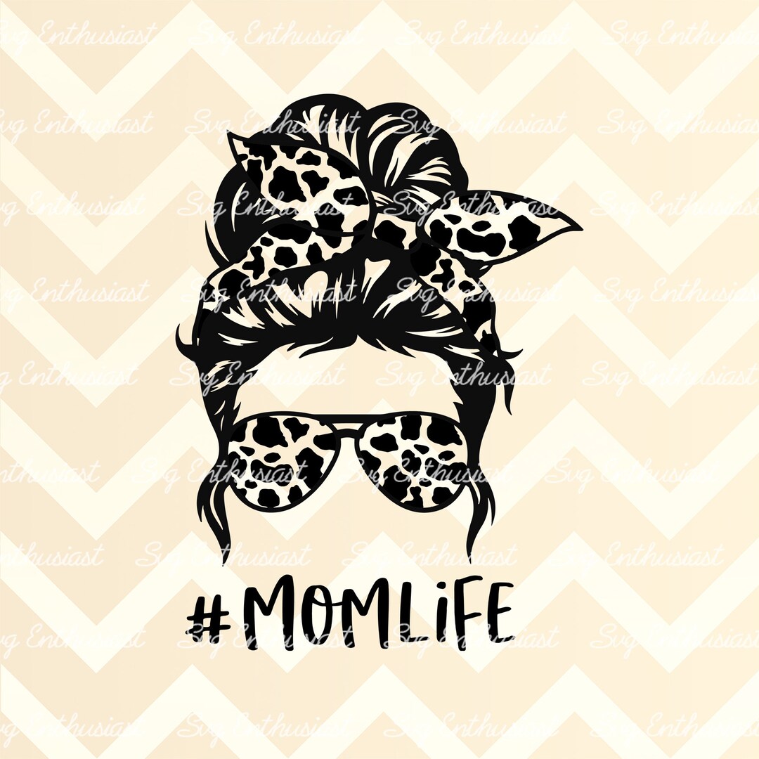 Farm Mom PNG, Mom Life PNG Digital Download, Cow Print, Ready to Press ...