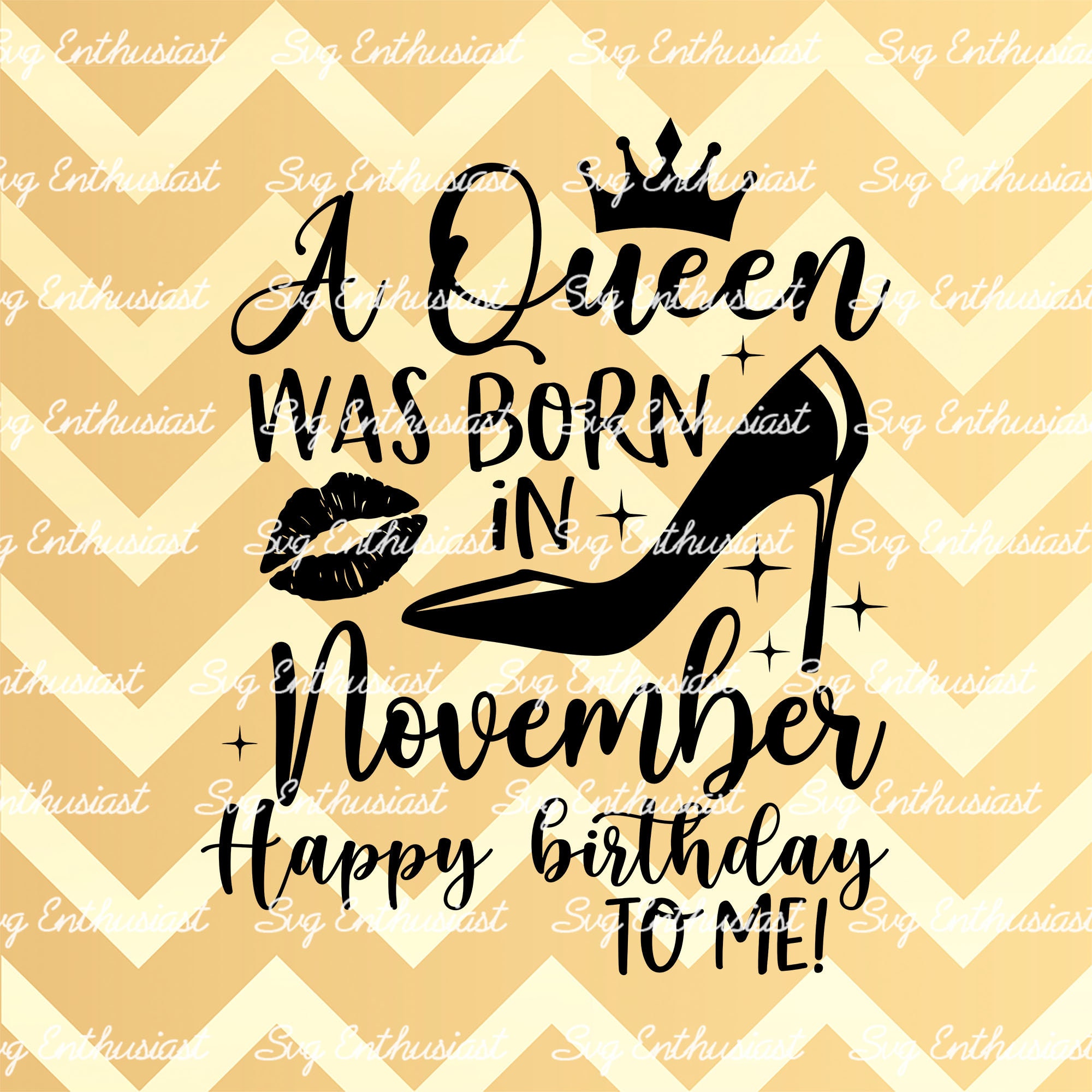 Happy November Birthday Clipart