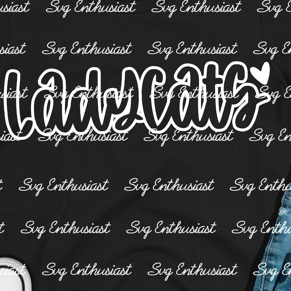 Ladycats Basketball Png - Etsy