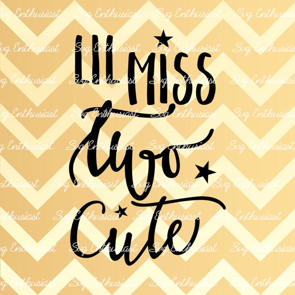Two Cute Svg - Etsy