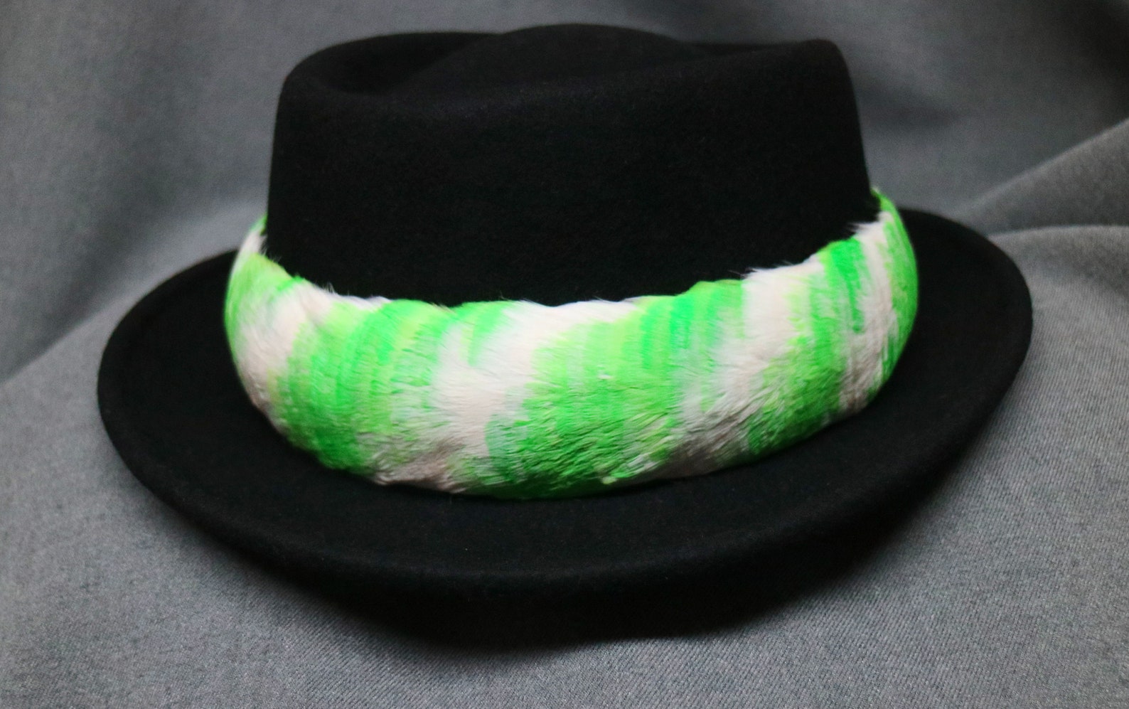 Hawaiian Feather Lei, Hat Band Humu Papa, Lei Hulu, Diagonal Natural ...