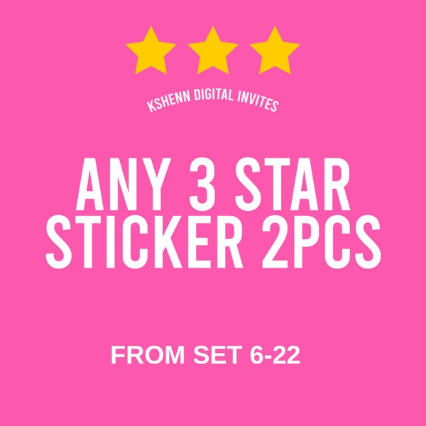 Star Sticker - Etsy