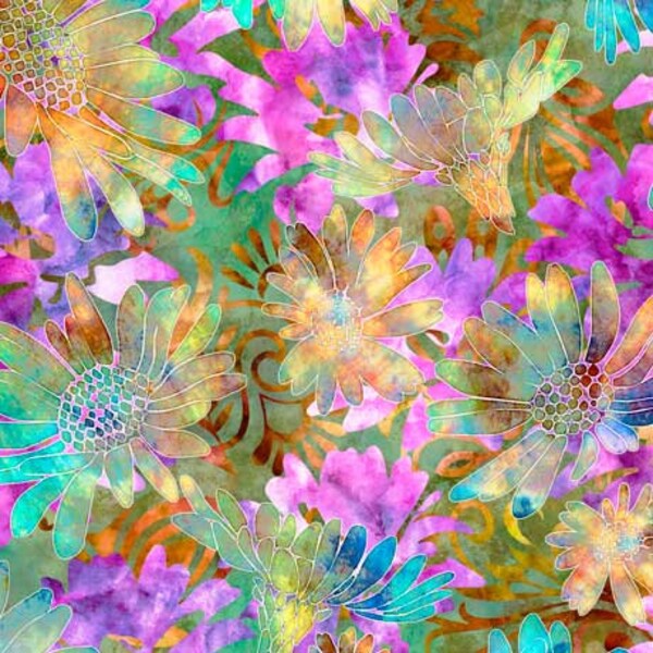 Jewel Tones Fabric - Etsy