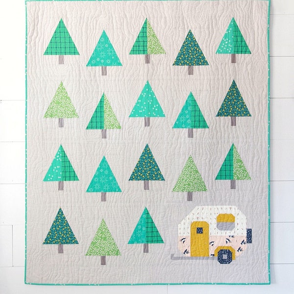 Camping Quilt Pattern - Etsy