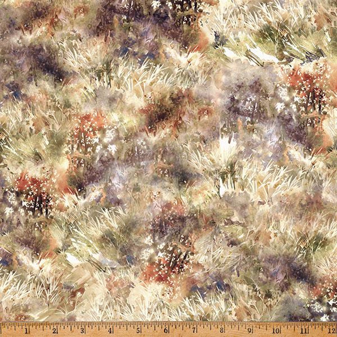 Dusky Mottled Colors Give the Illusion of a Meadow. Perhaps at Dawn ...