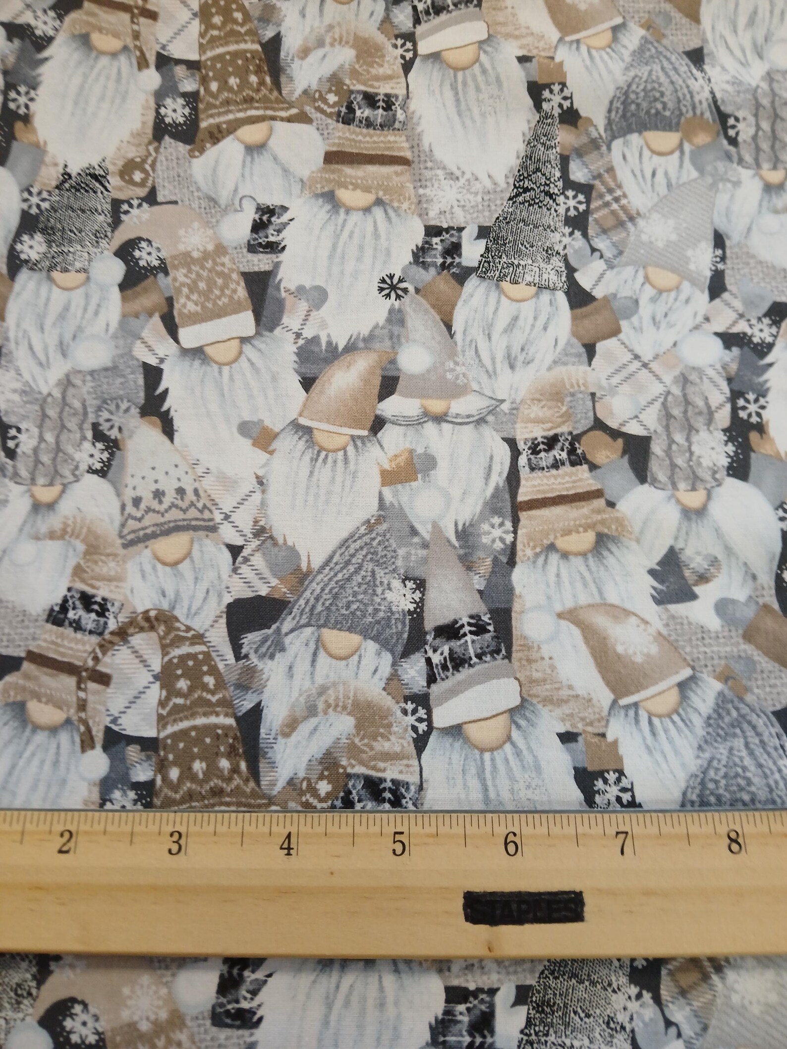 Whimsical Winter Gnomes in Soft Taupes and Greys, From Timeless ...
