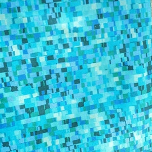 Espalda ancha, cuadrados ombre en turquesa, verde jade y menta con ...