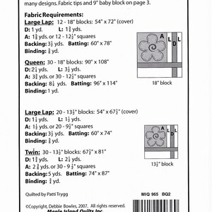 BQ2 Pattern, Made With Just 3 Fabrics. so Many Possibilities! Pattern ...