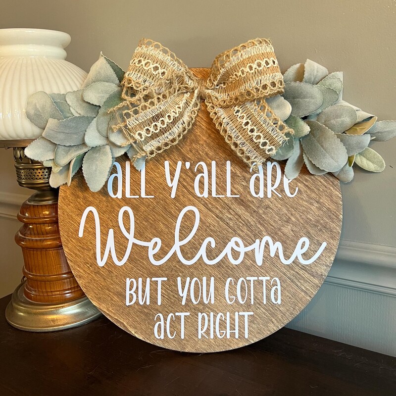 Funny Welcome Sign - Etsy