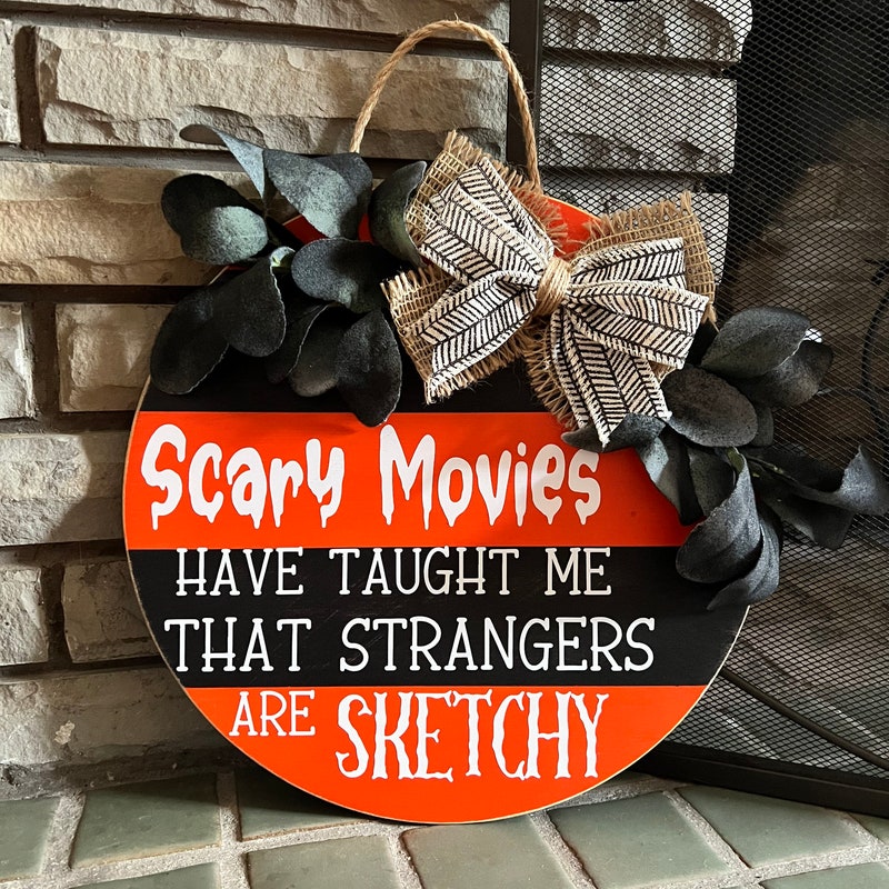 Funny Halloween Sign - Etsy