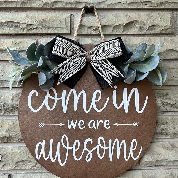 Funny Welcome Sign - Etsy