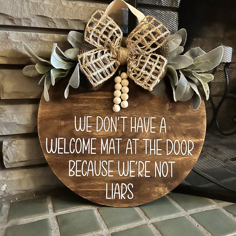 Funny Door Hanger - Etsy