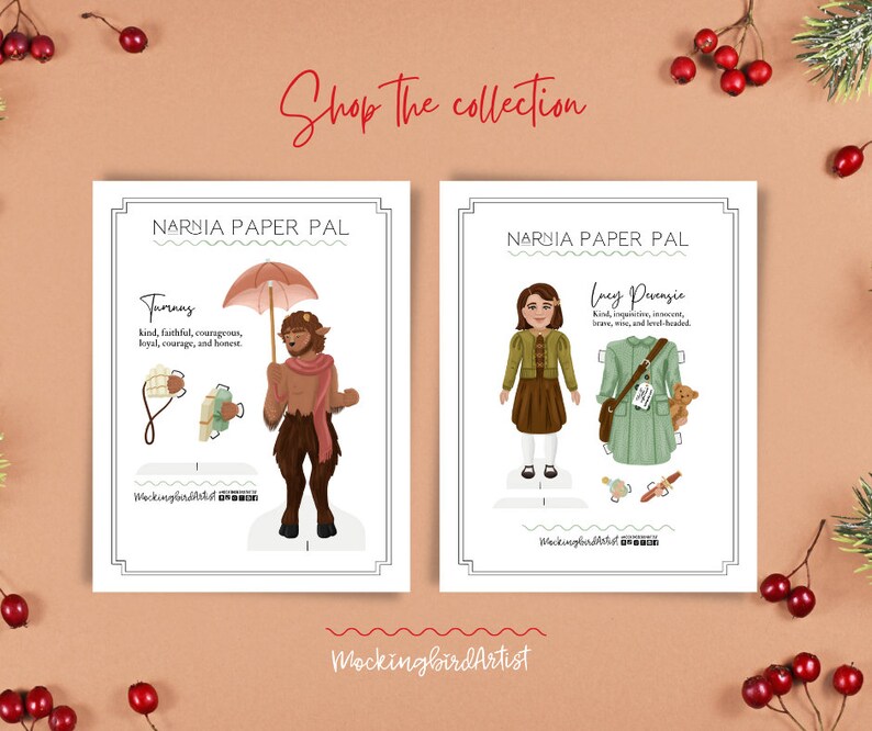 Mr. Tumnus Papercraft: Narnia Inspired Faun DIY Toy (digital Download ...