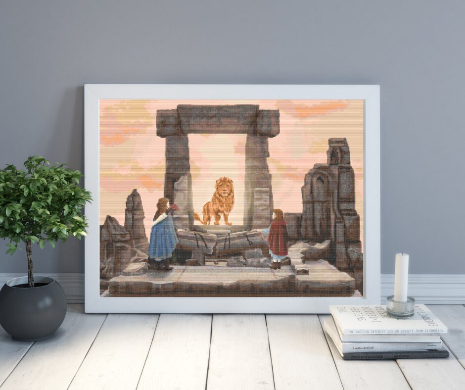 Aslan Returns Cross Stitch Pattern | Etsy