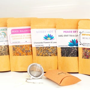 Loose Leaf TEA Starter KIT Organic Tea Gift Set | Etsy