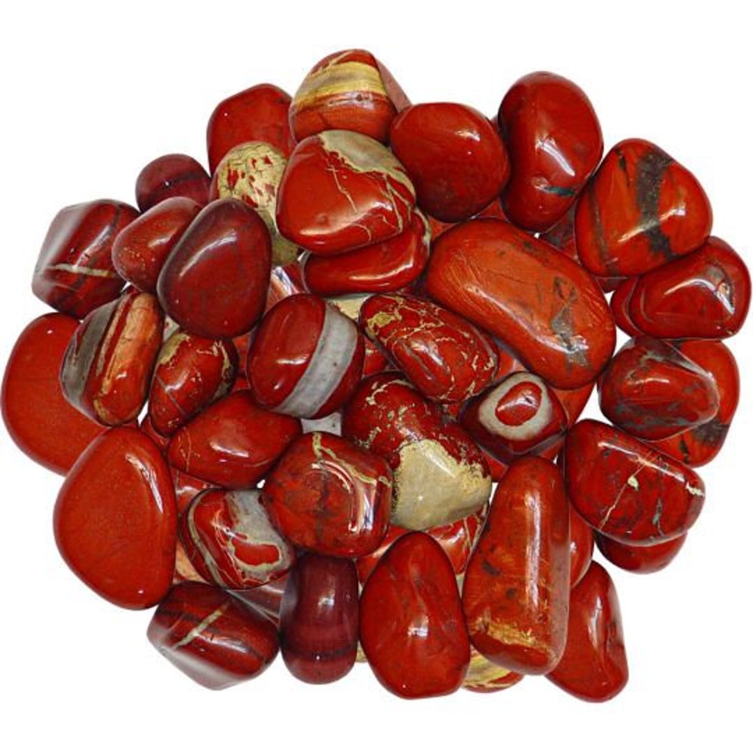 Tumbled RED JASPER Crystal - Pocket Stone - Crystal Grid - Healing ...