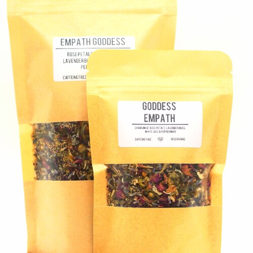 EMPATH GODDESS Tea Blend Relaxing & Cleansing Loose Leaf - Etsy