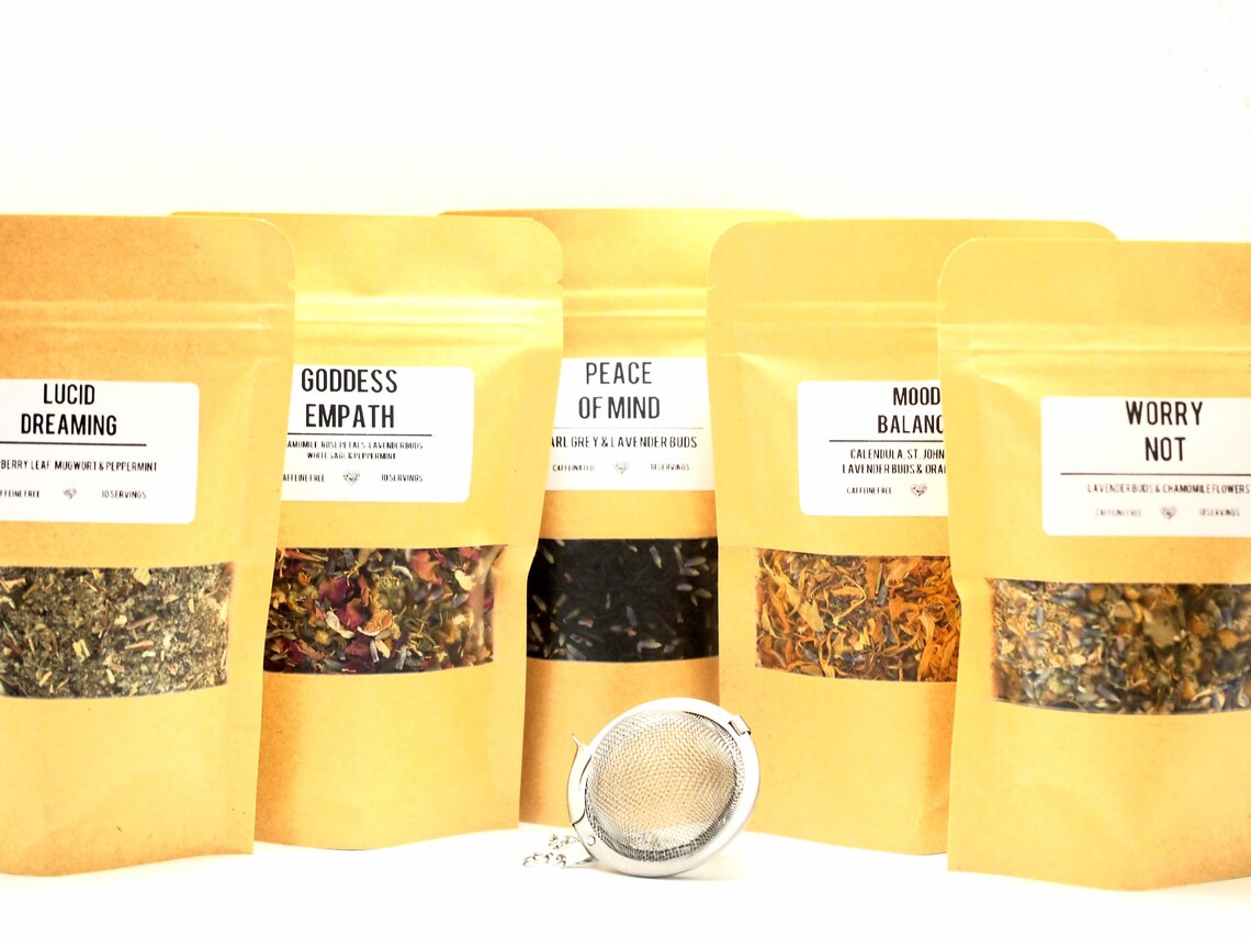 Loose Leaf TEA Starter KIT Organic Tea Gift Set - Etsy