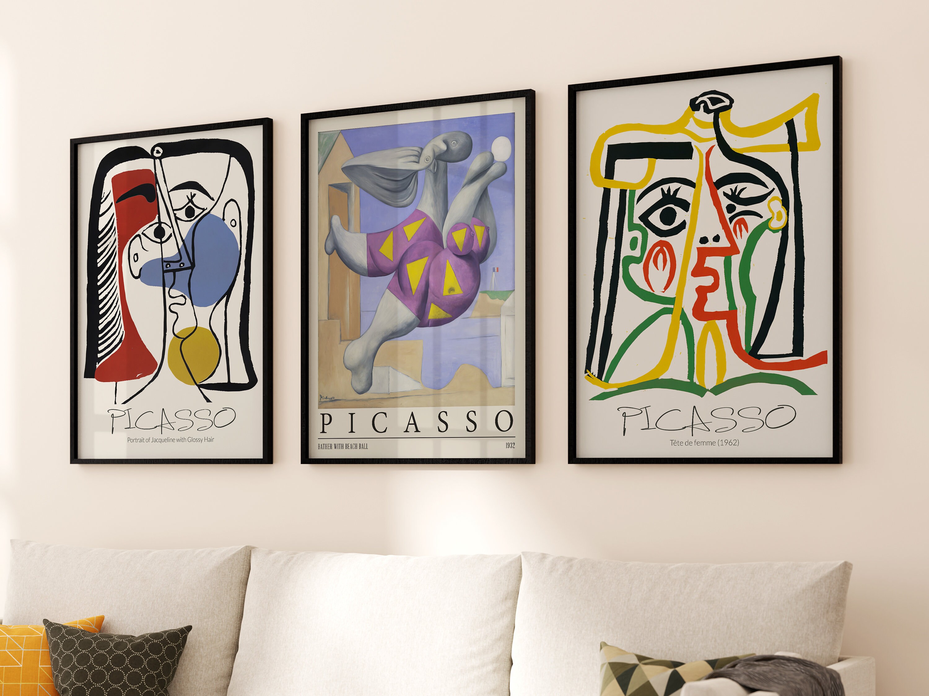 50 Picasso Exhibition Wall Art Prints, Abstract Vintage Minimalist Gift ...
